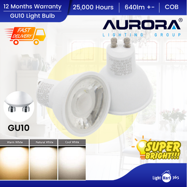 Aurora-Enlite COB LED 5W 7W GU10 LED Bulb Energy Saving Ceiling ...