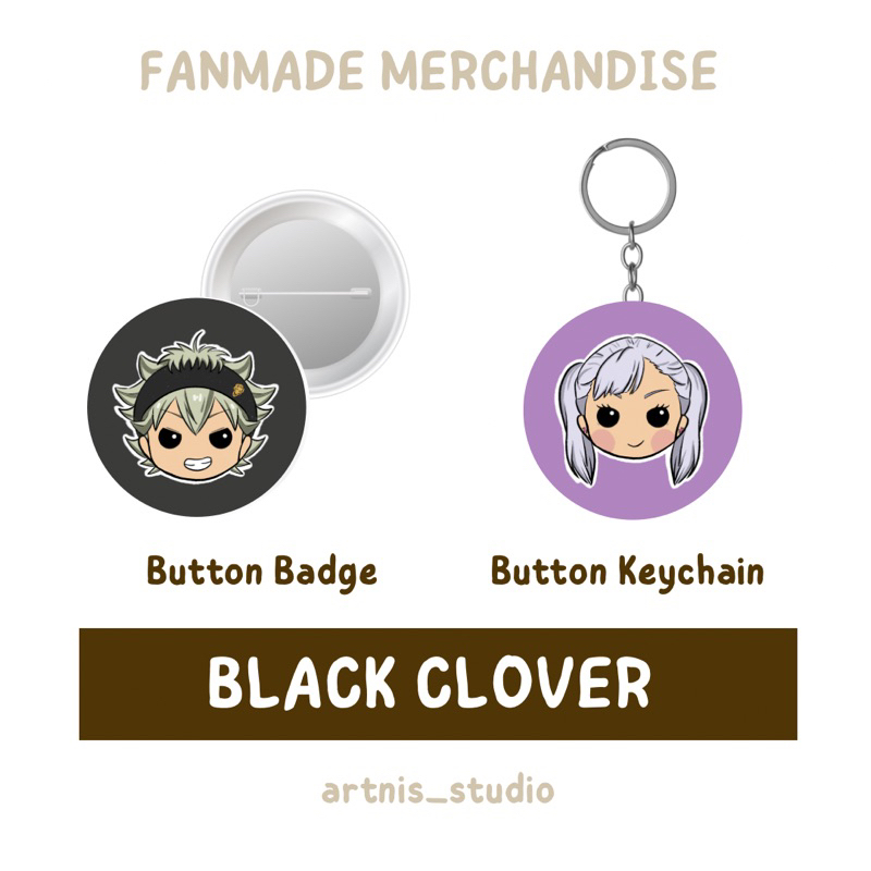 Black Clover Fanmade Merchandise | Shopee Malaysia