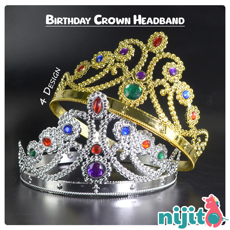 Nijito - PVC Party Hat Happy Birthday Kids Paper Hat Prince Princess ...