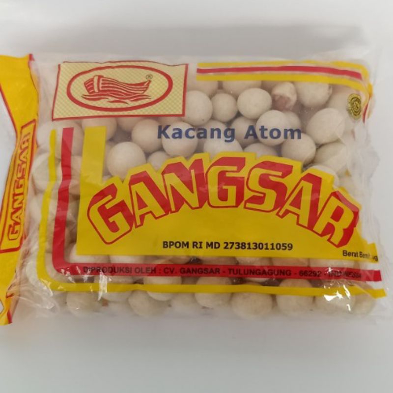 KACANG ATOM / SUKRO PUTIH CAP GANGSAR 140g - 1 pcs_HARGA BORONG ...
