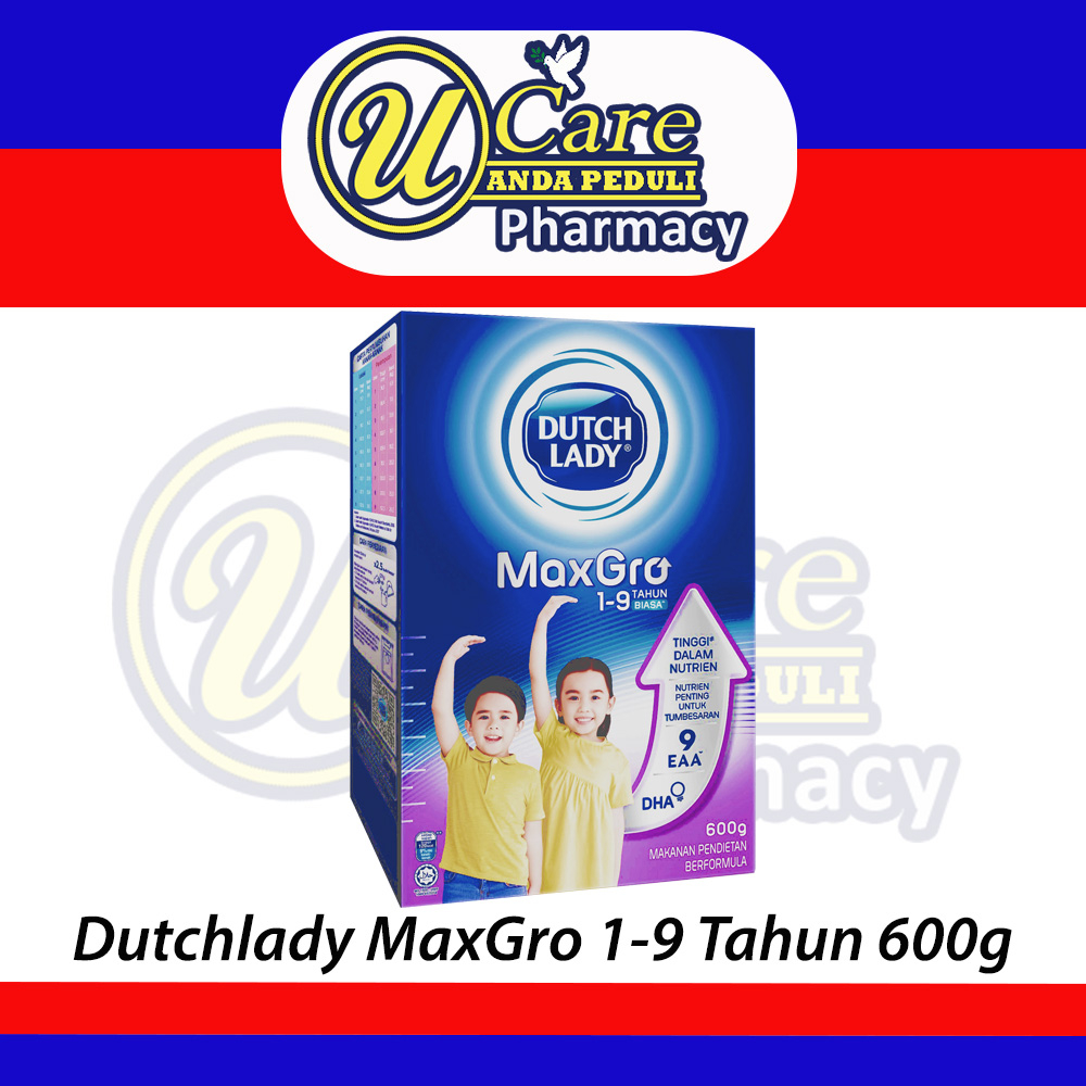Dutch Lady MaxGro 1-9 years 600g | Shopee Malaysia