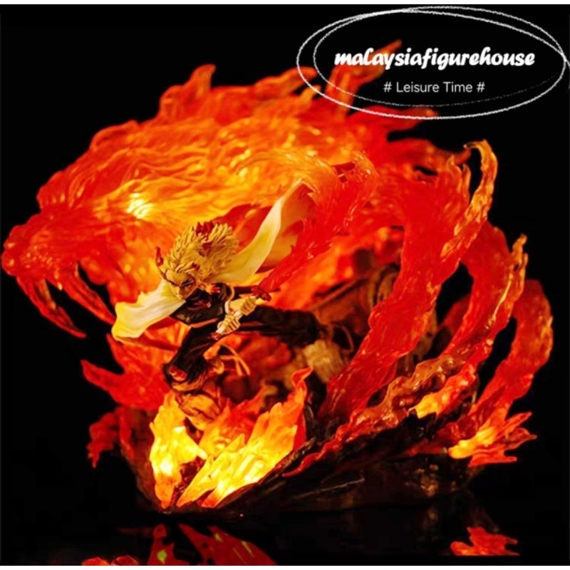 🔥READY STOCK🔥35CM DEMON SLAYER FANTASY KYOJURO RENGOKU LIGHT UP COPY ...