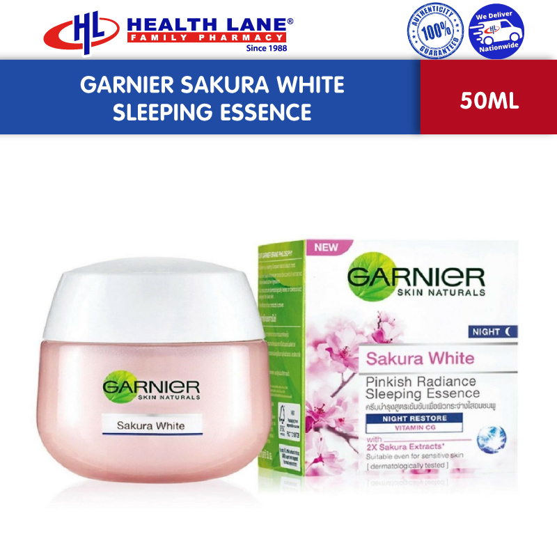 GARNIER Sakura White Sleeping Essence (50ml) | Shopee Malaysia