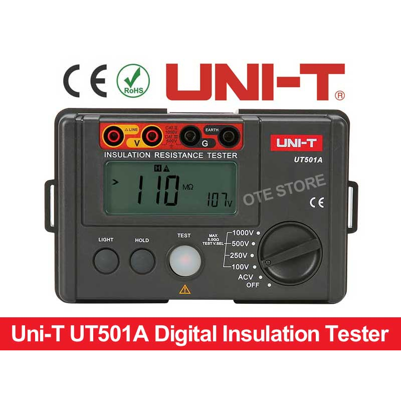 UNI-T UT501A Digital Insulation Resistance Tester (1000V) | Shopee Malaysia