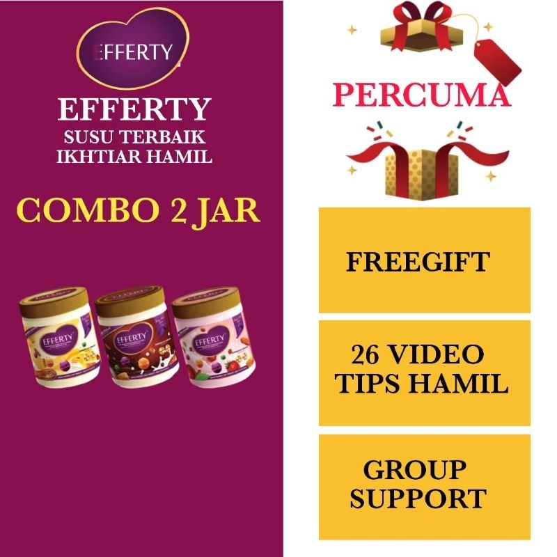 EFT00130 SUSU EFFERTY COMBO 2 BOX | Shopee Malaysia