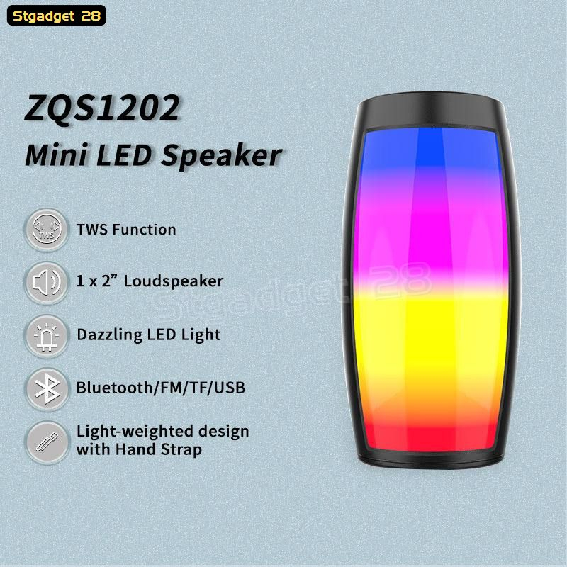 Outdoor Music Player Dj Party Bass Wireless Sound RGB Light Pulse Portable Table Super bass Mini ...