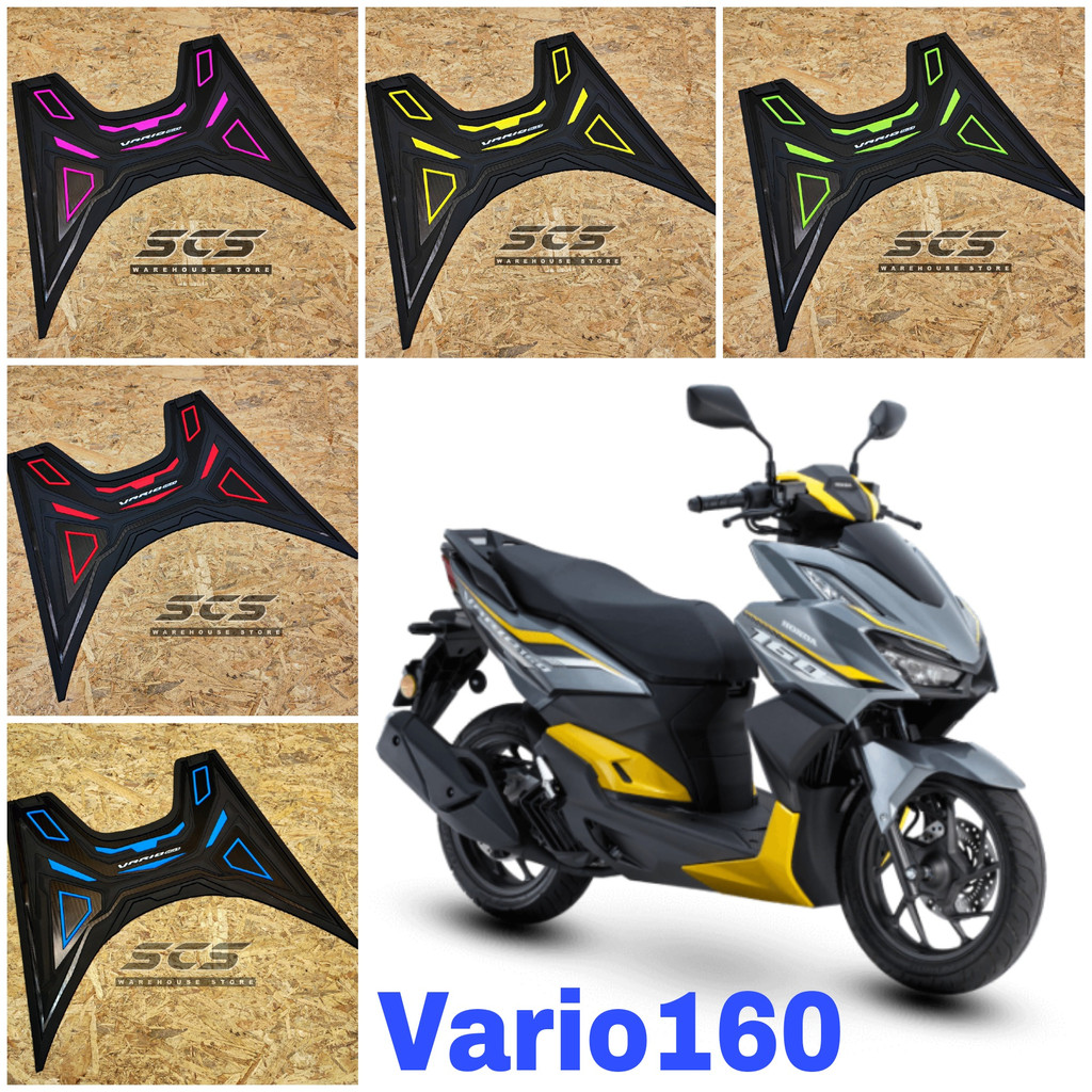 Honda Vario 160 Carpet Foot Pedal Floor Panel Footboard Alloy Pengalas ...