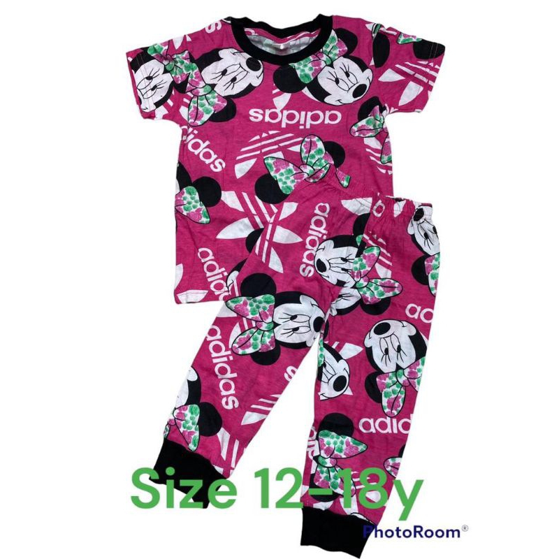 Baju Minnie adidas bunga ... | Shopee Malaysia