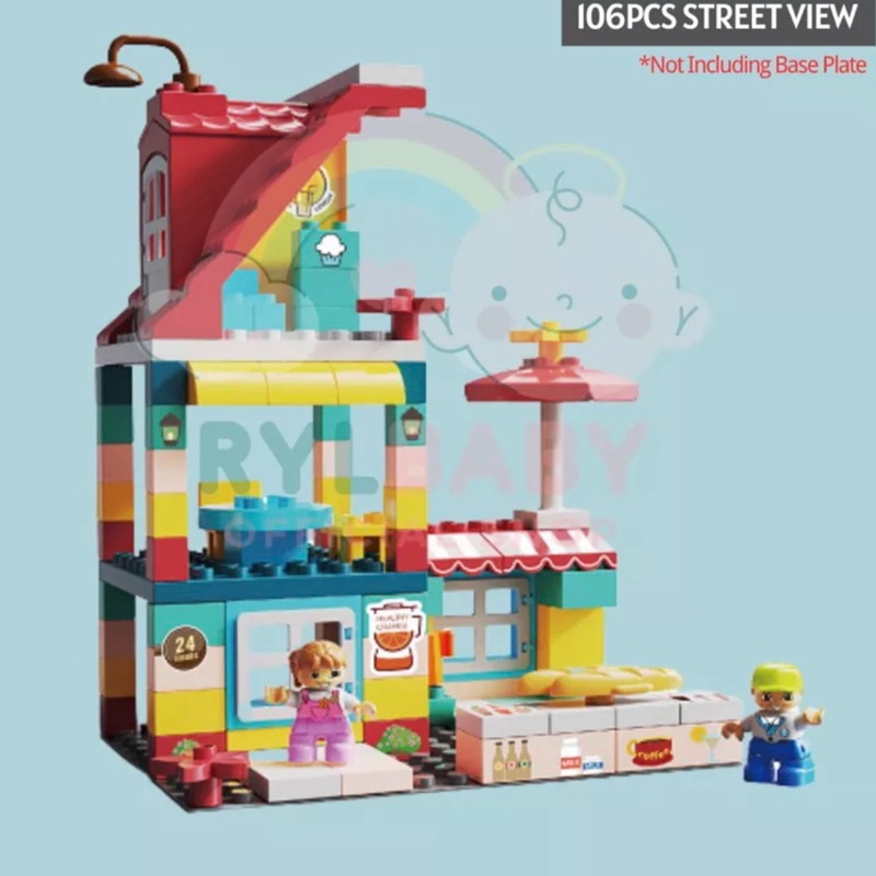 EXTRA LARGE Kids MultiFunction Building Blocks Table Learning Desk Space Sand Activity Brick ...