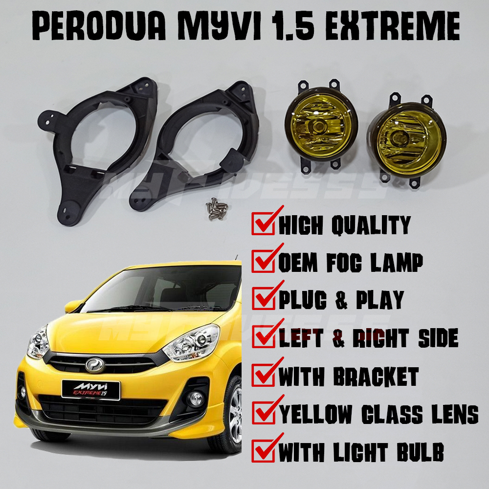 Perodua Myvi 1.5 Extreme 2011 2012 2013 2014 2015 Oem Fog Lamp Yellow ...