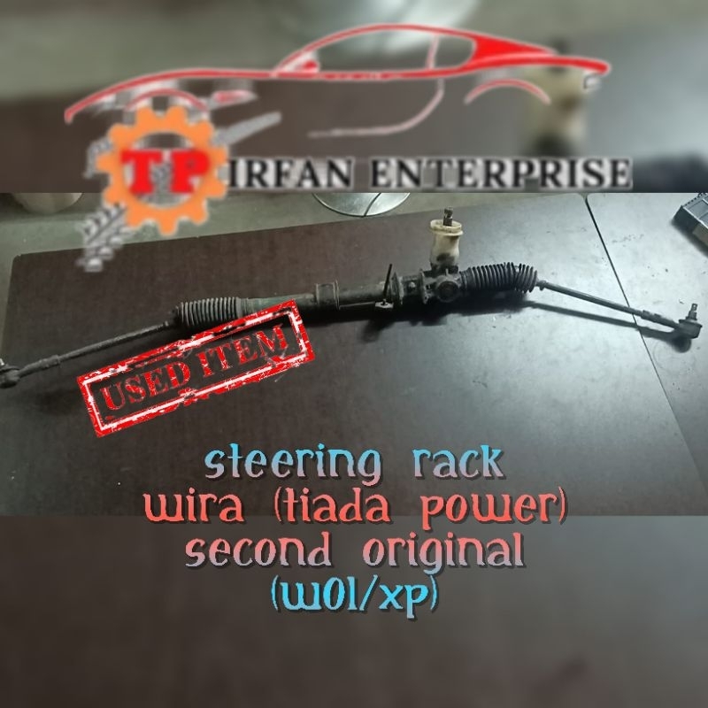 STEERING RACK WIRA (NO POWER) SECOND ORIGINAL (W01/XP) | Shopee Malaysia