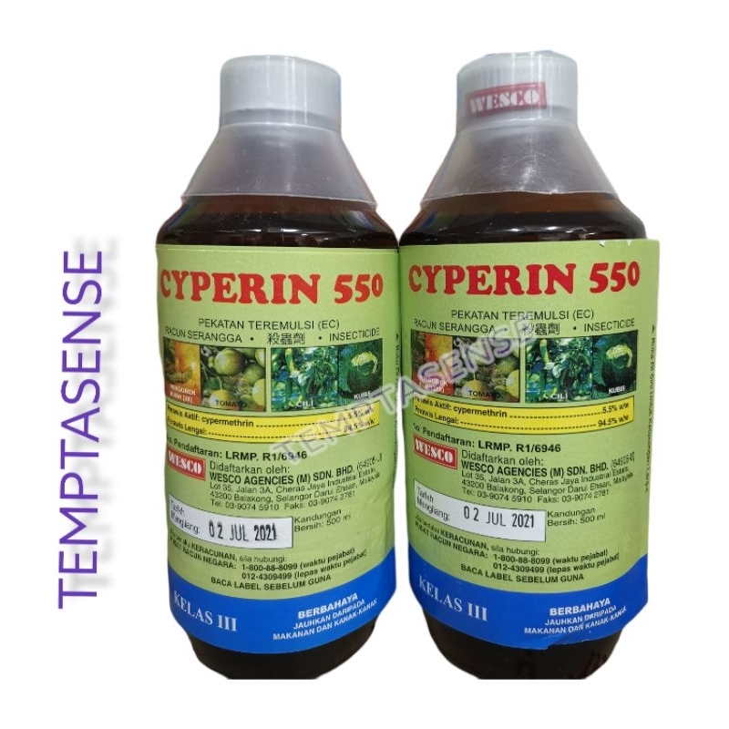 Cyperin 550 500ml (Insecticide/Racun Serangga) | Shopee Malaysia