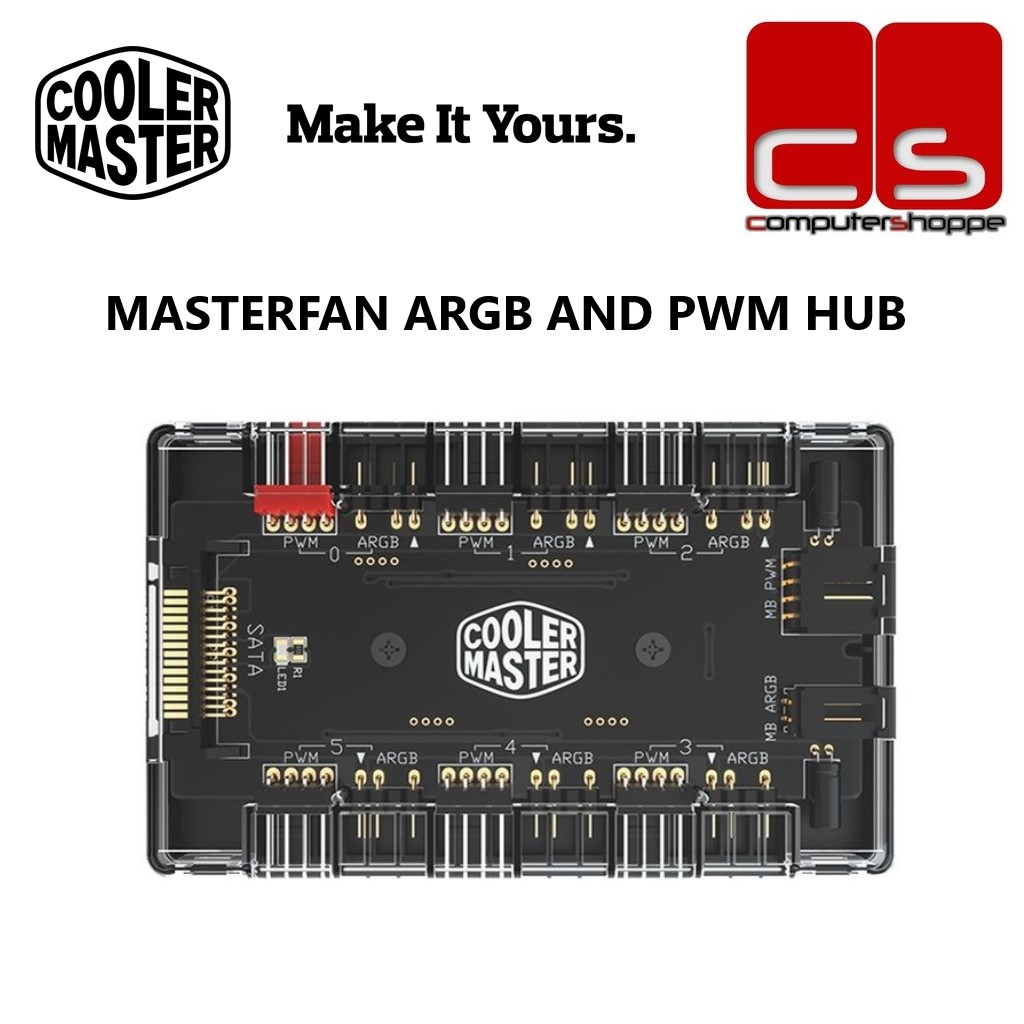 Cooler Master MasterFan ARGB and PWM HUB | Shopee Malaysia