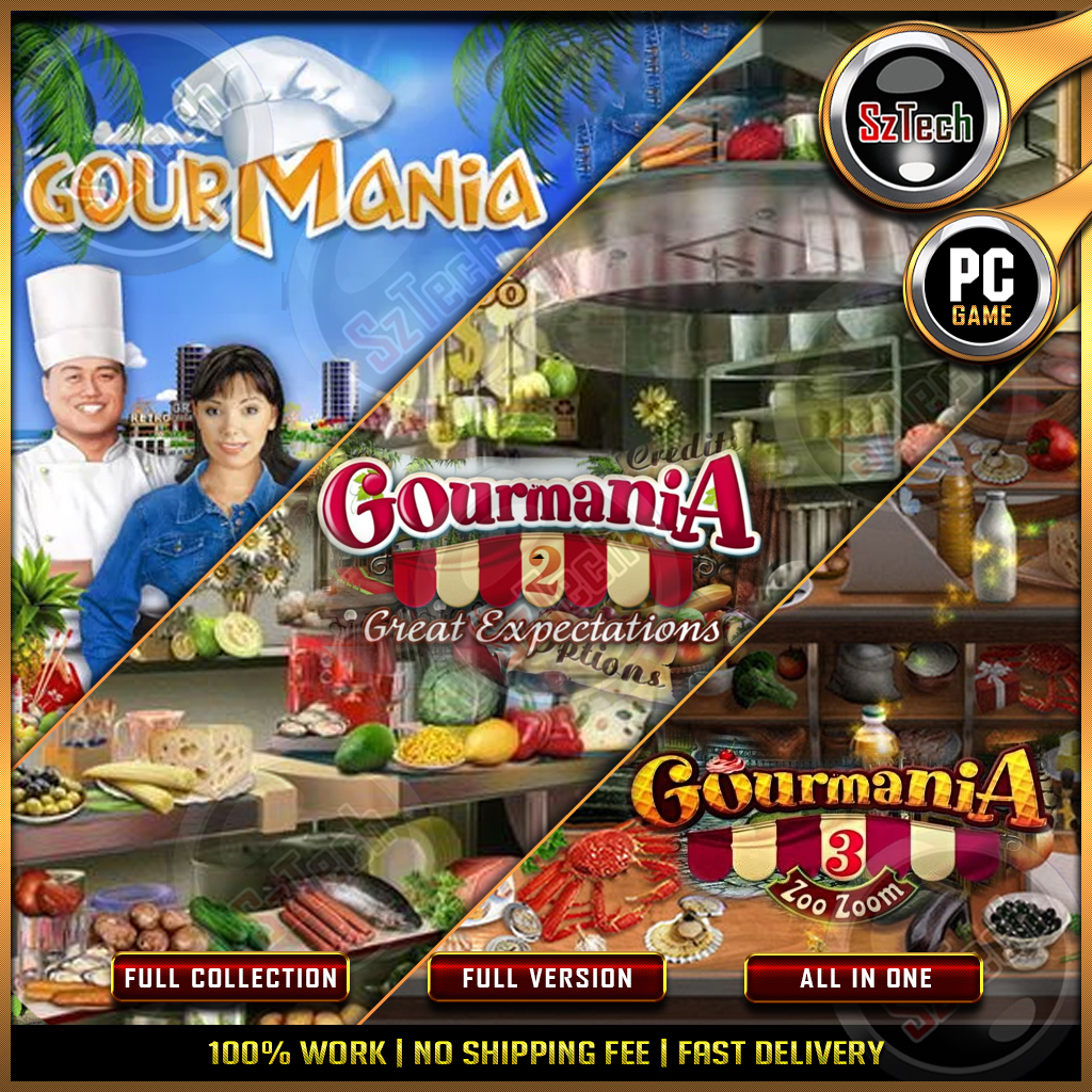 Gourmania 1-3 🔥 [PC/LAPTOP GAME] 🔥 [ DIGITAL DOWNLOAD] 🔥Hidden Object🔥Nostalgia Games | Shopee ...