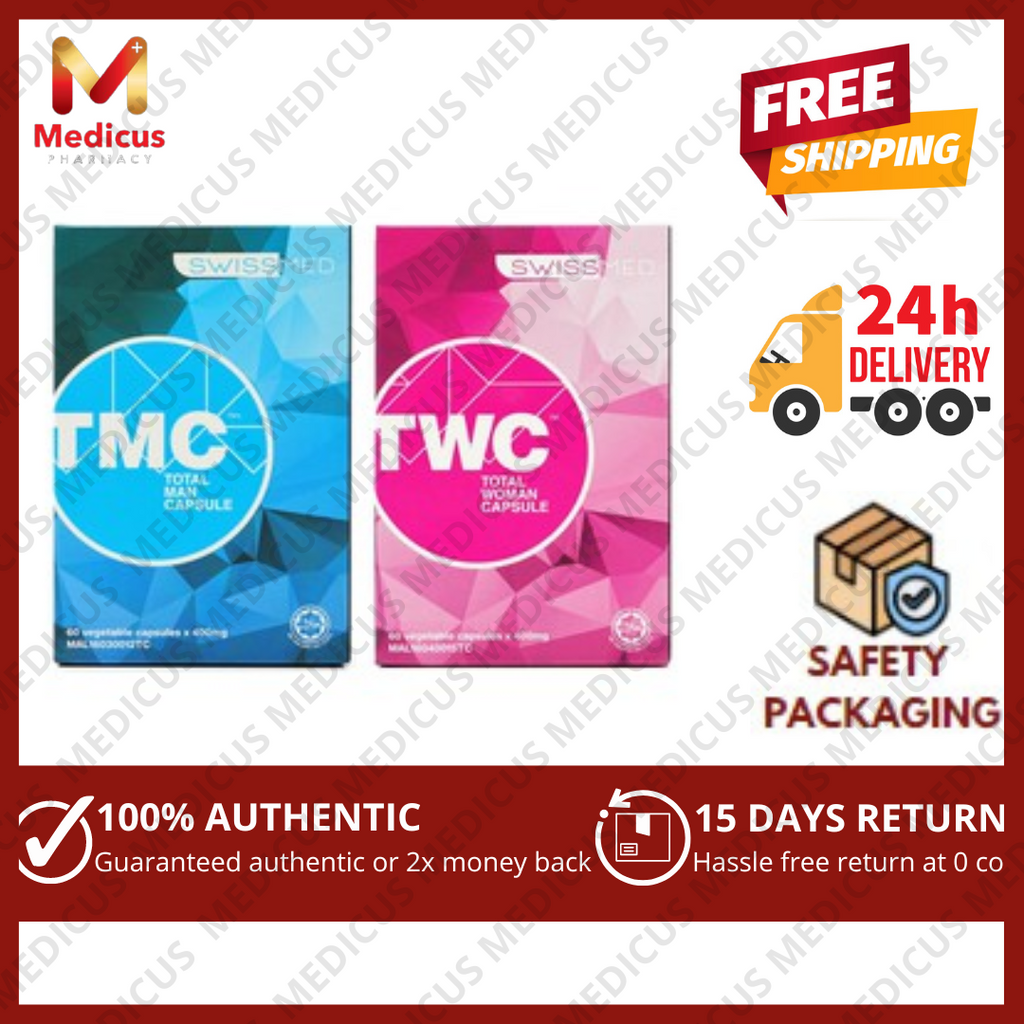 Swissmed Total Woman Capsule (TWC) 60's/Total Man Capsule (TMC) 60's ...