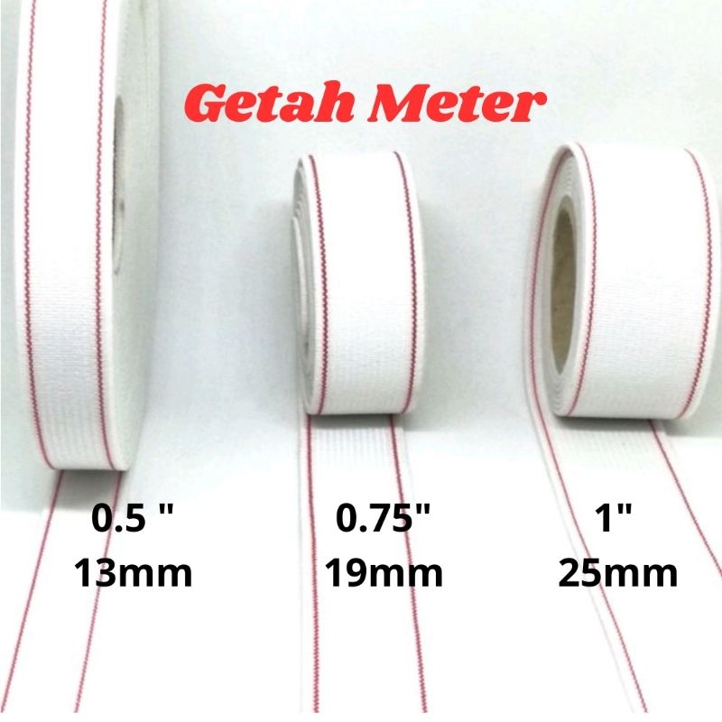 Getah Kain METER Getah Pinggang Elastic Band Getah METER | Shopee Malaysia