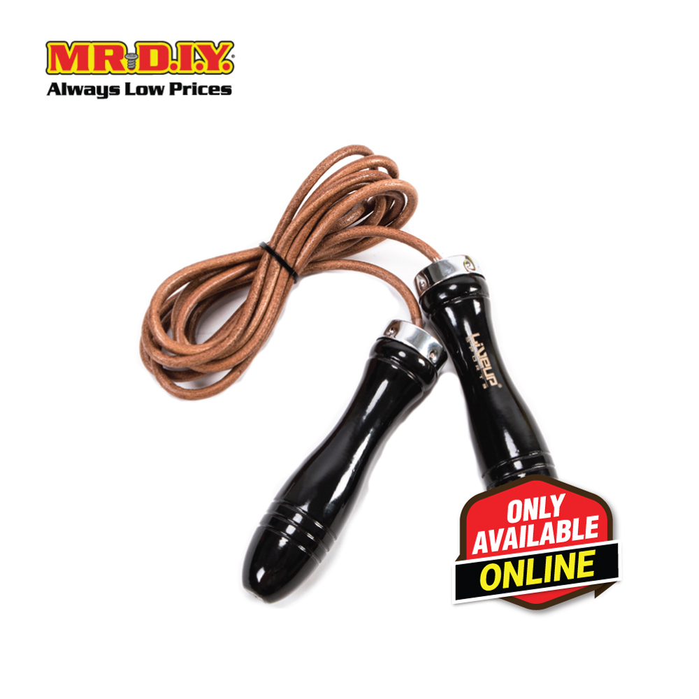 LIVEUP Sports Skipping Leather Jump Rope (2.75M) LS3121 | Shopee Malaysia