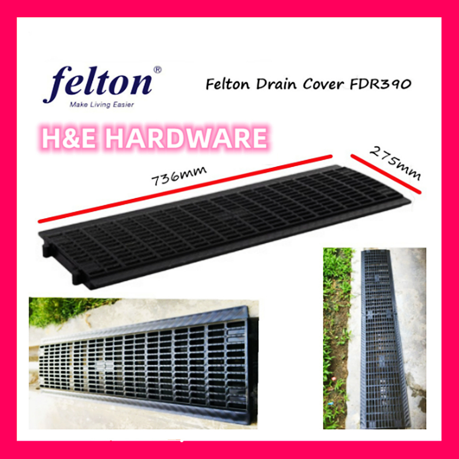 FELTON Drain Cover PVC Penutup Longkang Plastic Tutup Longkang Plastik ...
