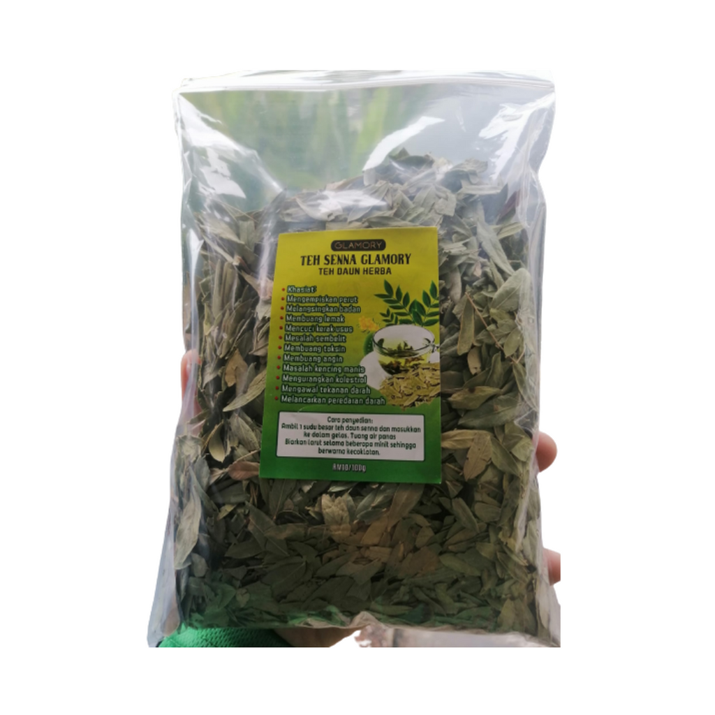 [100% ORIGINAL] Glamory Teh Daun Senna 100gm/Teh Daun Herba/Herbal Tea ...