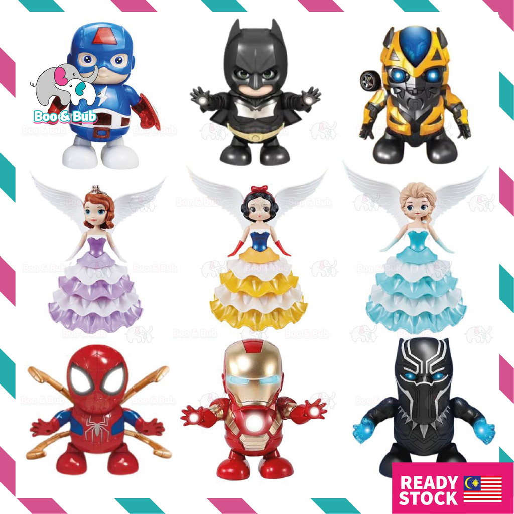 Dancing Super Hero | Dance Hero Robot Toys Music Light Ironman Avengers ...