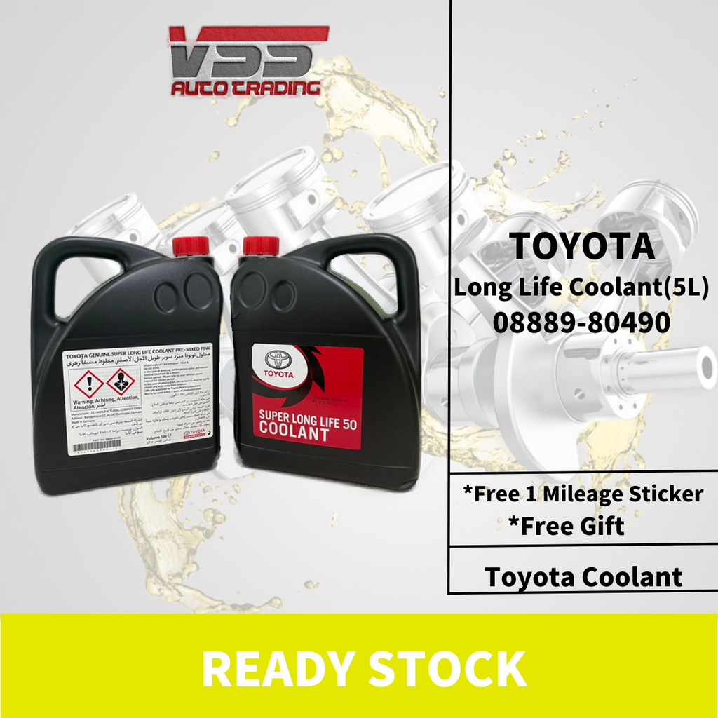 100% Original Toyota Super Long Life 50 Radiator Coolant 5Litres Red ...
