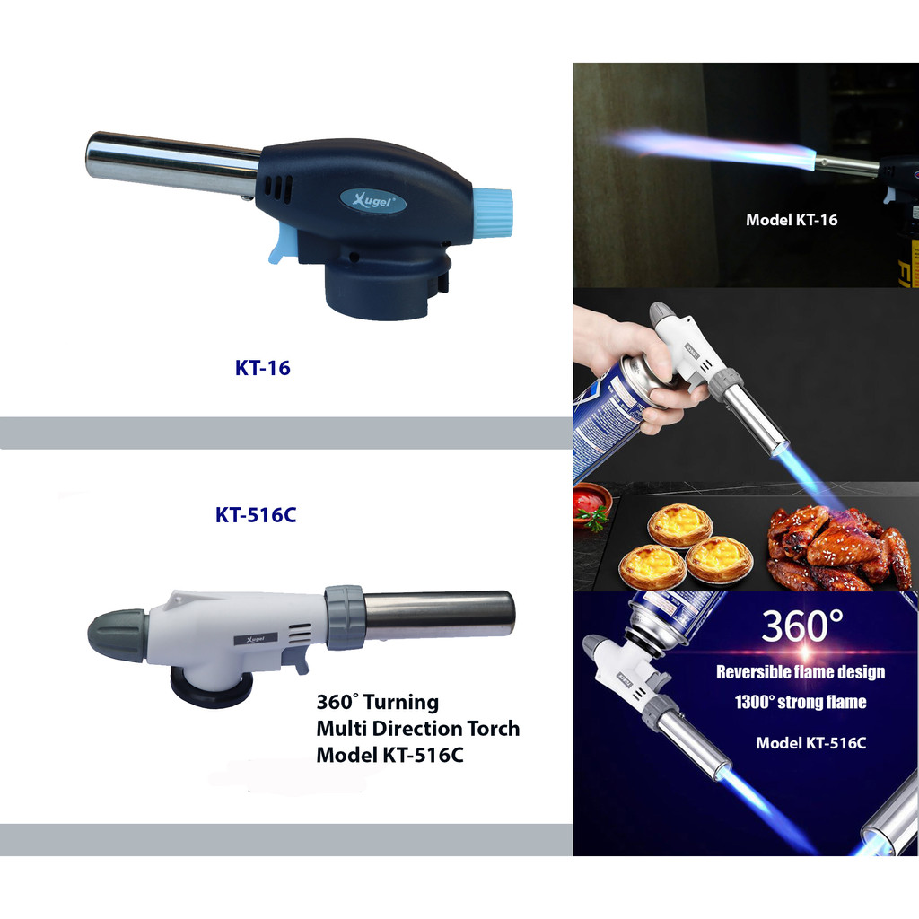 Xugel Gas Heating Torch BBQ Burning Gun Burner upto 1300˚C Flame Model ...