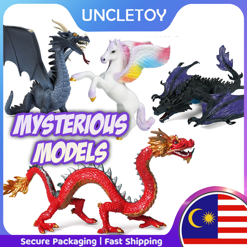 XL Size Dragon Unicorn Toys Model Mainan Naga Dragon Figure Toys ...