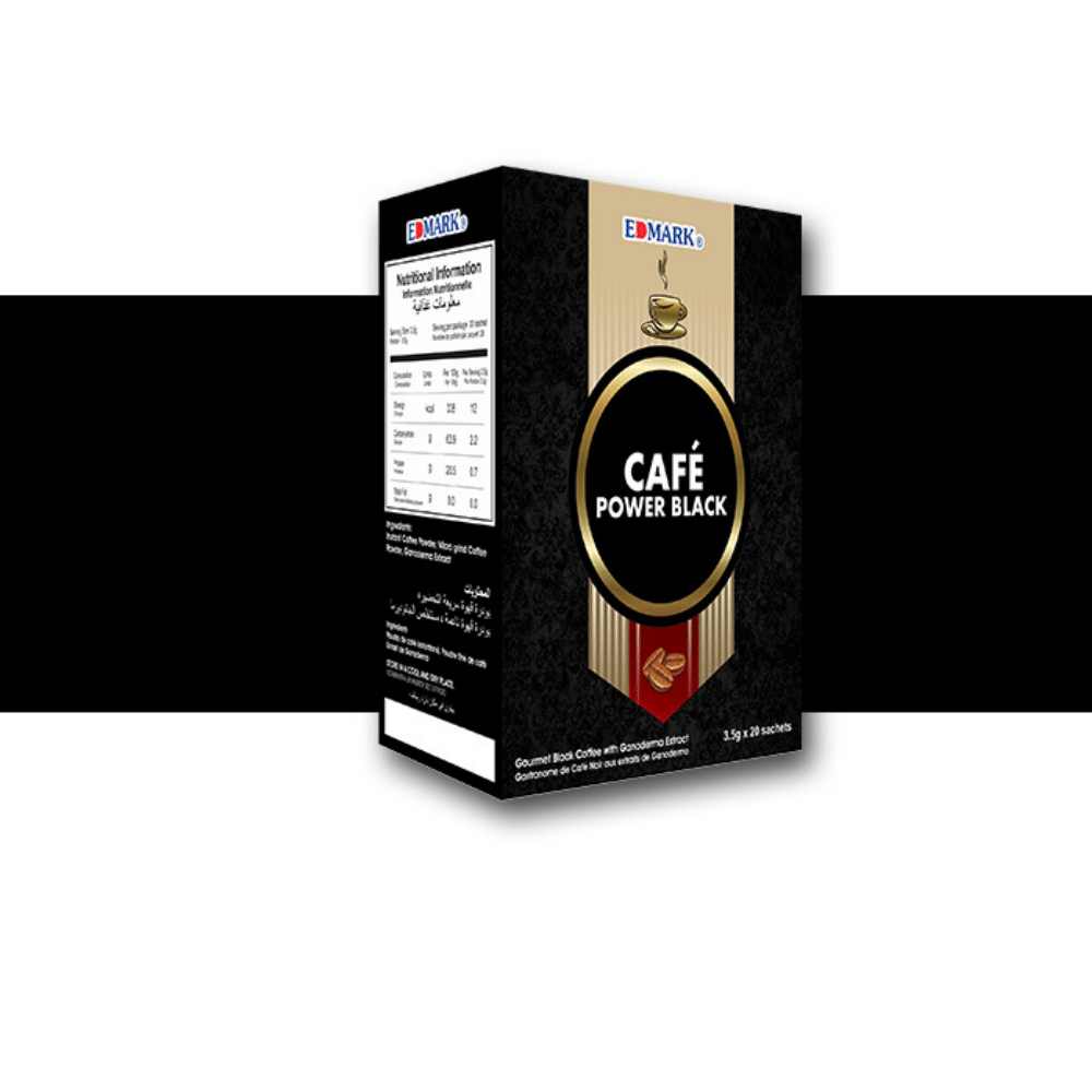 EDMARK Power Black with Ganoderma Extract (20 sachets) | Shopee Malaysia