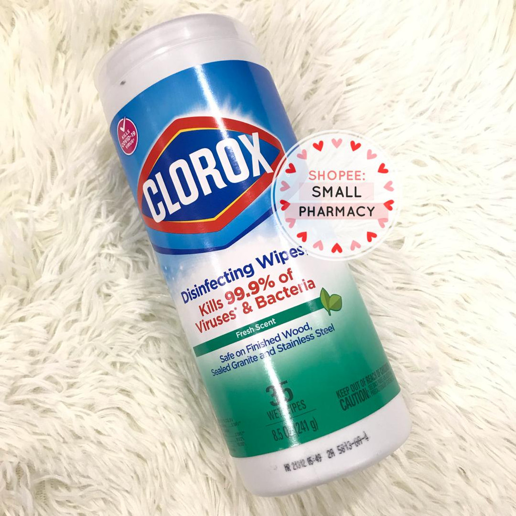 Clorox Expert 30s/ Disinfecting wipes 35s (Fresh Scent / Crisp Lemon ...