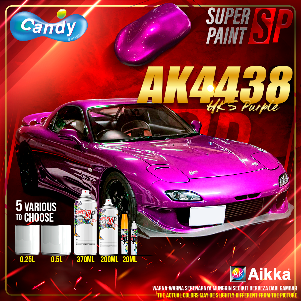 AIKKA AK4438 HKS Purple | Candy Series | Automotive 2K Car Paint Motor ...