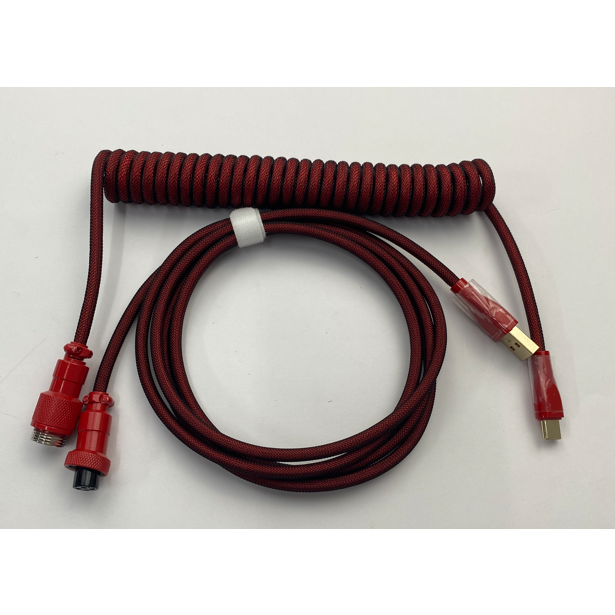 [𝗥𝗘𝗔𝗗𝗬 𝗦𝗧𝗢𝗖𝗞] Custom Coiled Cables for Mechanical Keyboards | Eva ...