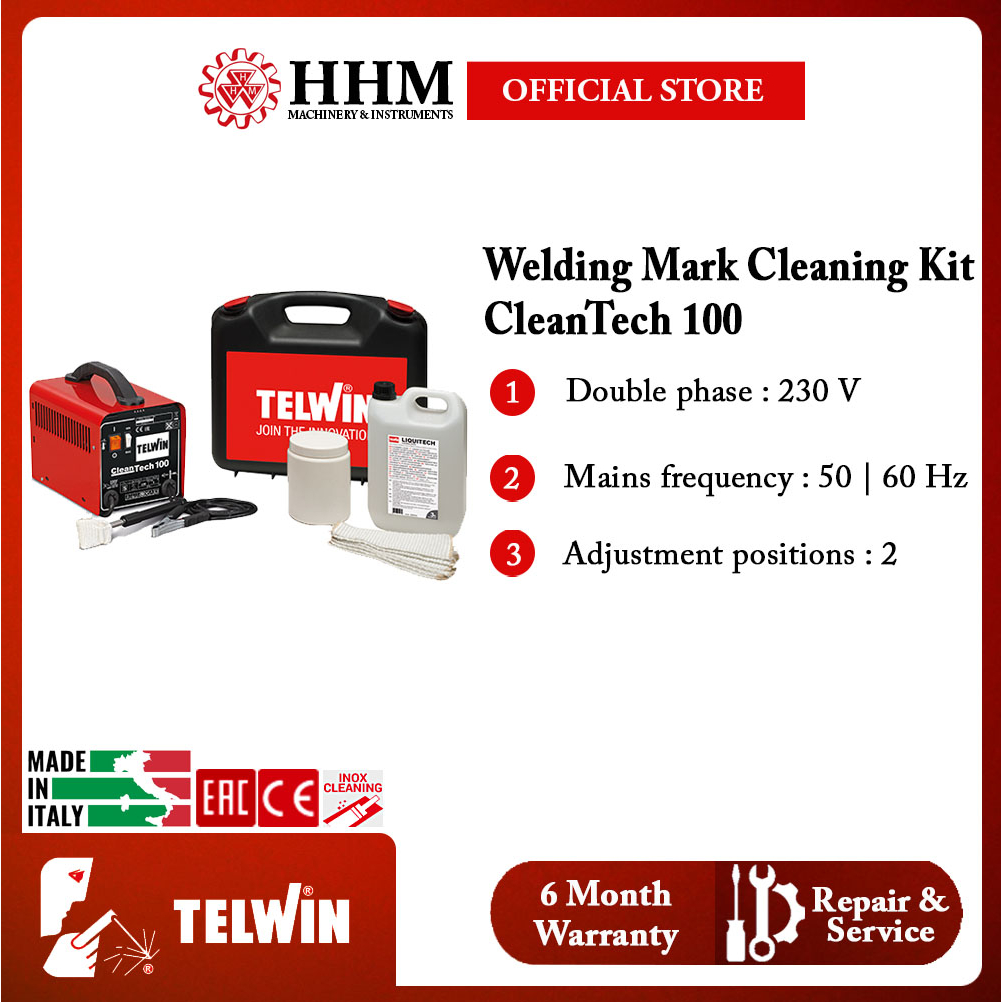 [𝐏𝐑𝐄𝐎𝐑𝐃𝐄𝐑] 𝐓𝐄𝐋𝐖𝐈𝐍 Welding Mark Cleaning Kit (CleanTech 100 / 200) | Shopee Malaysia