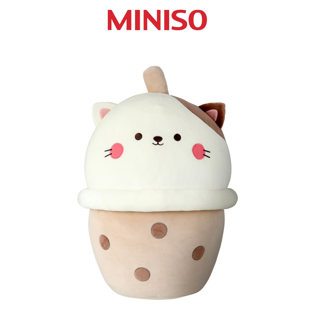 Milk Tea Bubble Tea Kitten Plush Toy | Shopee Malaysia