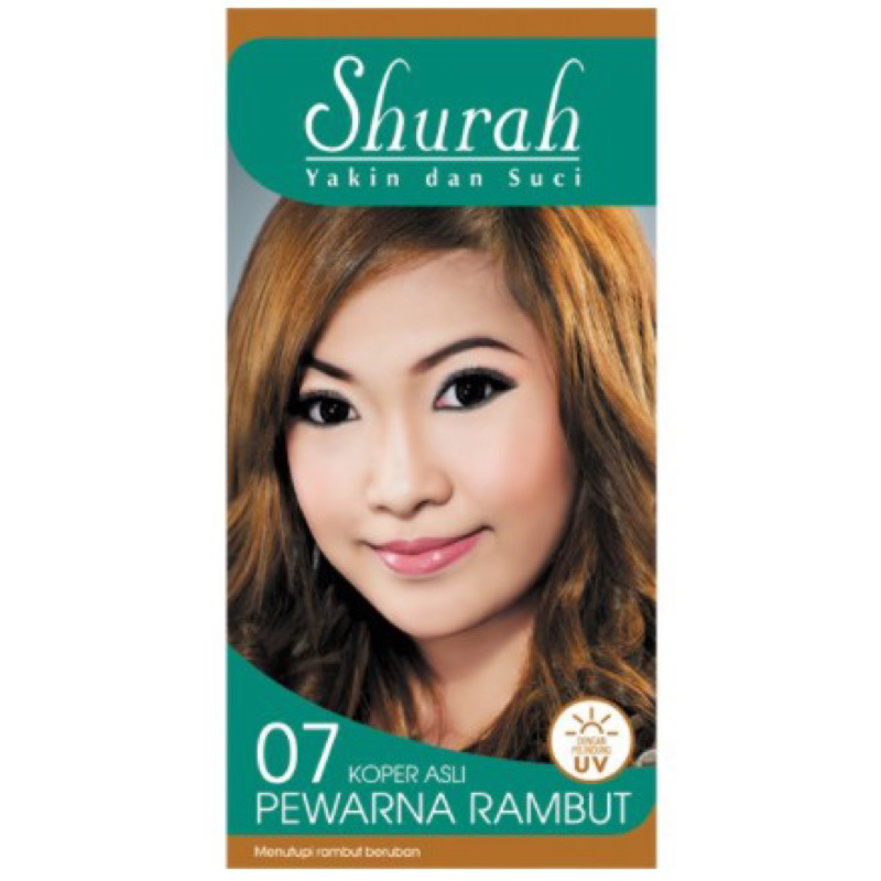 Shurah Pewarna Rambut (HALAL) Dengan Pelindungi UV / Hair Color (NEW ...