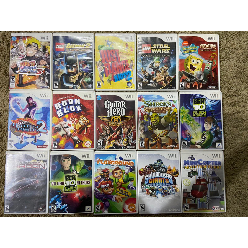 Wii English original game ESRB (No manual) | Shopee Malaysia