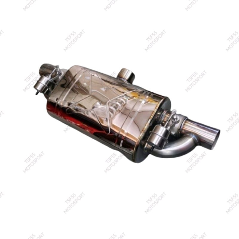 Valvetronic Car Muffler Exhaust Pipe T-Box T-Muffler On Off Valve ...
