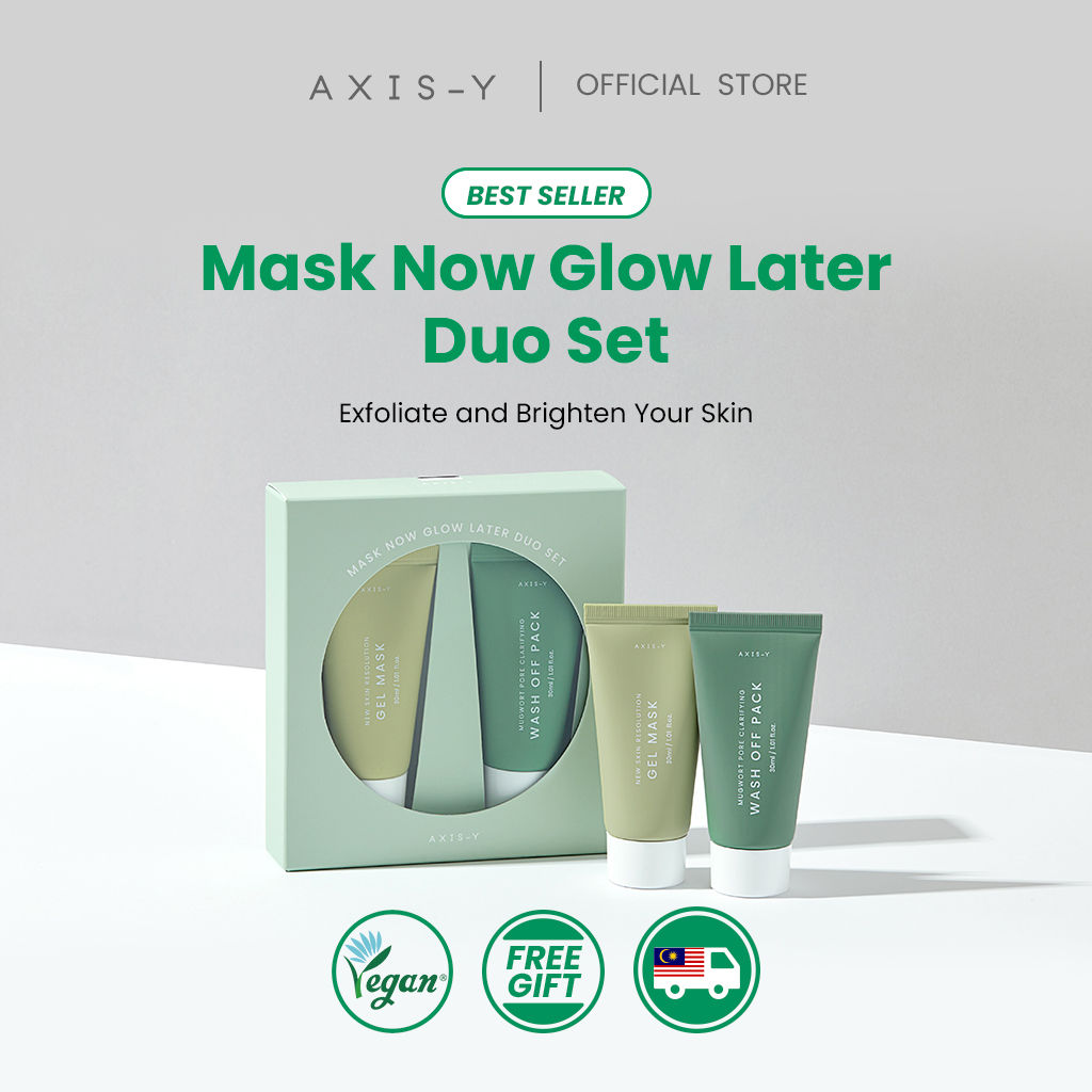 [AXIS-Y OFFICIAL] Mask Now Glow Later Duo Set | Shopee Malaysia