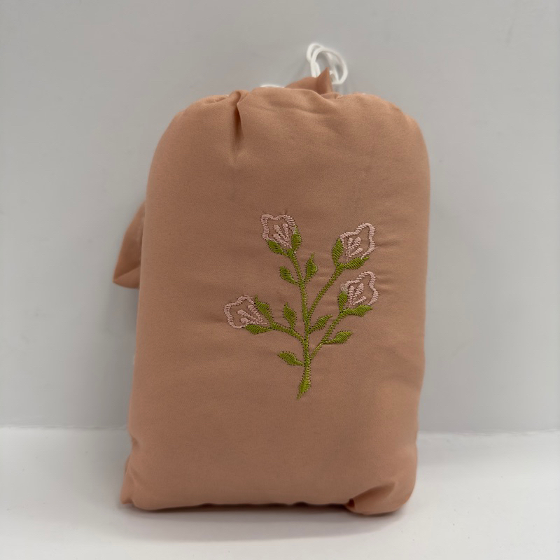 Telekung Travel Mini Pouch Telekung Dewasa Sulam Bunga [Free Beg ...