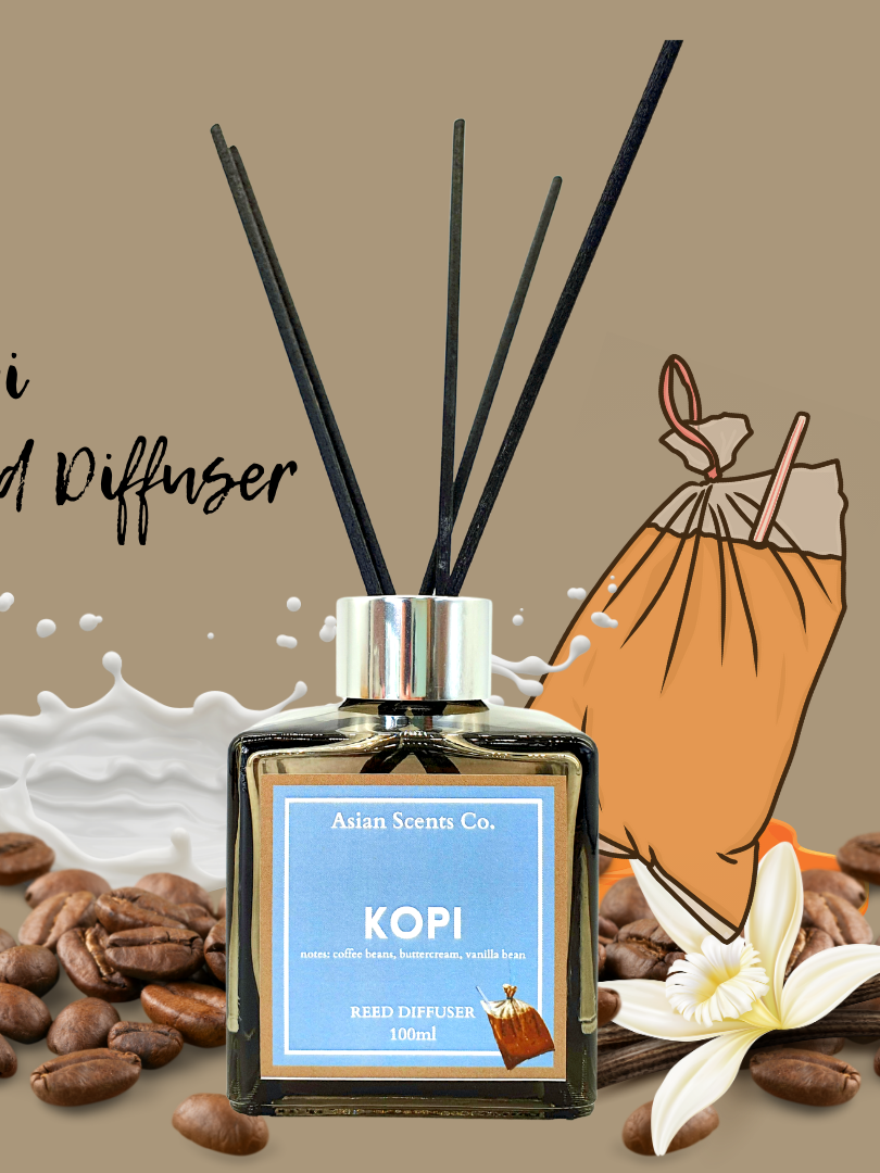Asian Scents Co. Kopi reed diffuser (100ml) | Shopee Malaysia