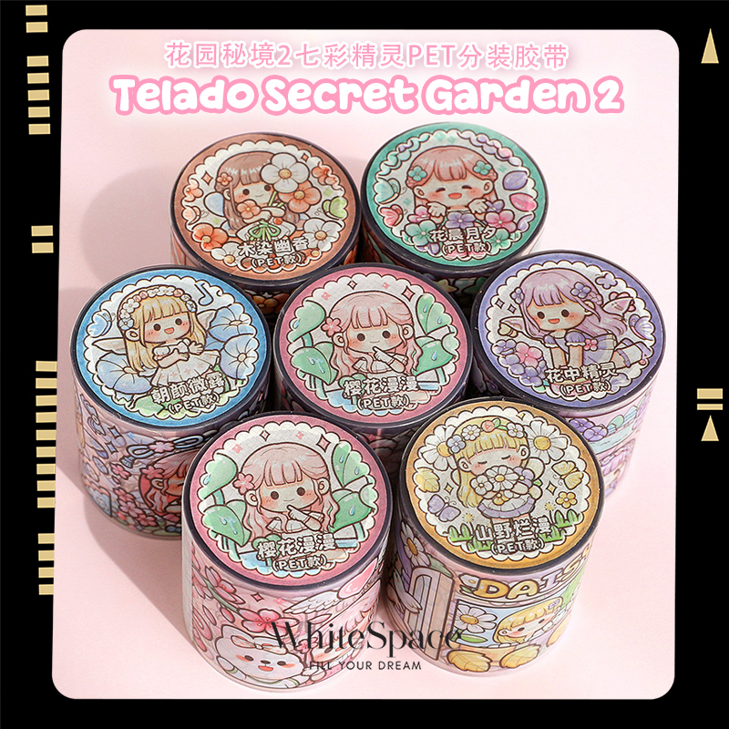 Whitespace Telado Secret Garden 2 Sticker Tape Loop Stickers Roll ...