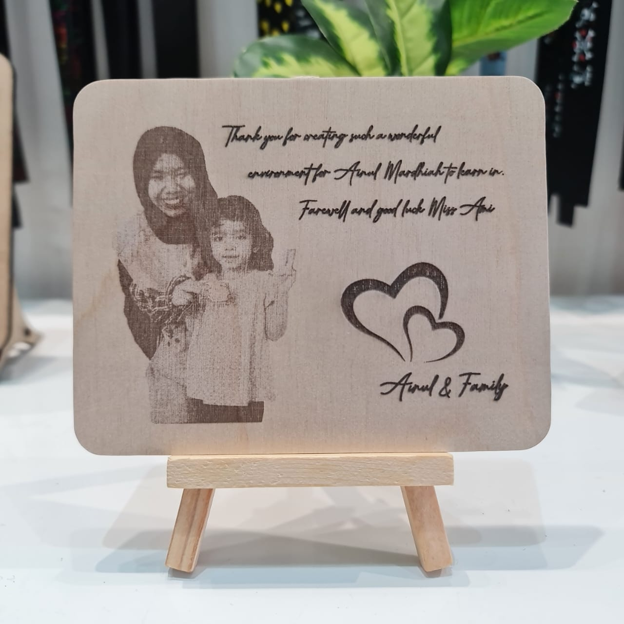 Wooden photo engraving Ukiran gambar pada kayu | Shopee Malaysia