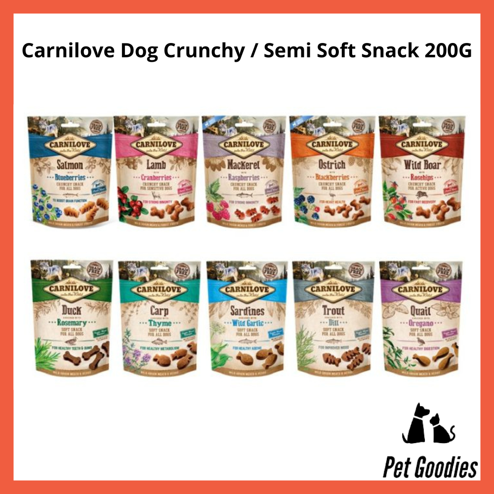 Carnilove Dog Crunchy / Semi Soft Snack 200G | Shopee Malaysia