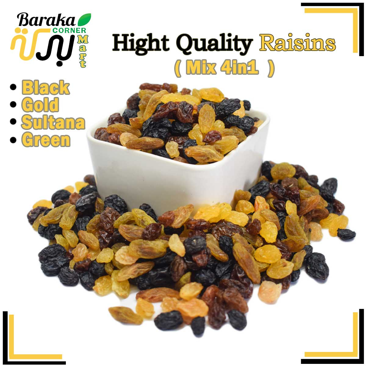 Fresh Raisins Mix Raisin / Kismis / Black Jumbo / Golden Jumbo / Long ...
