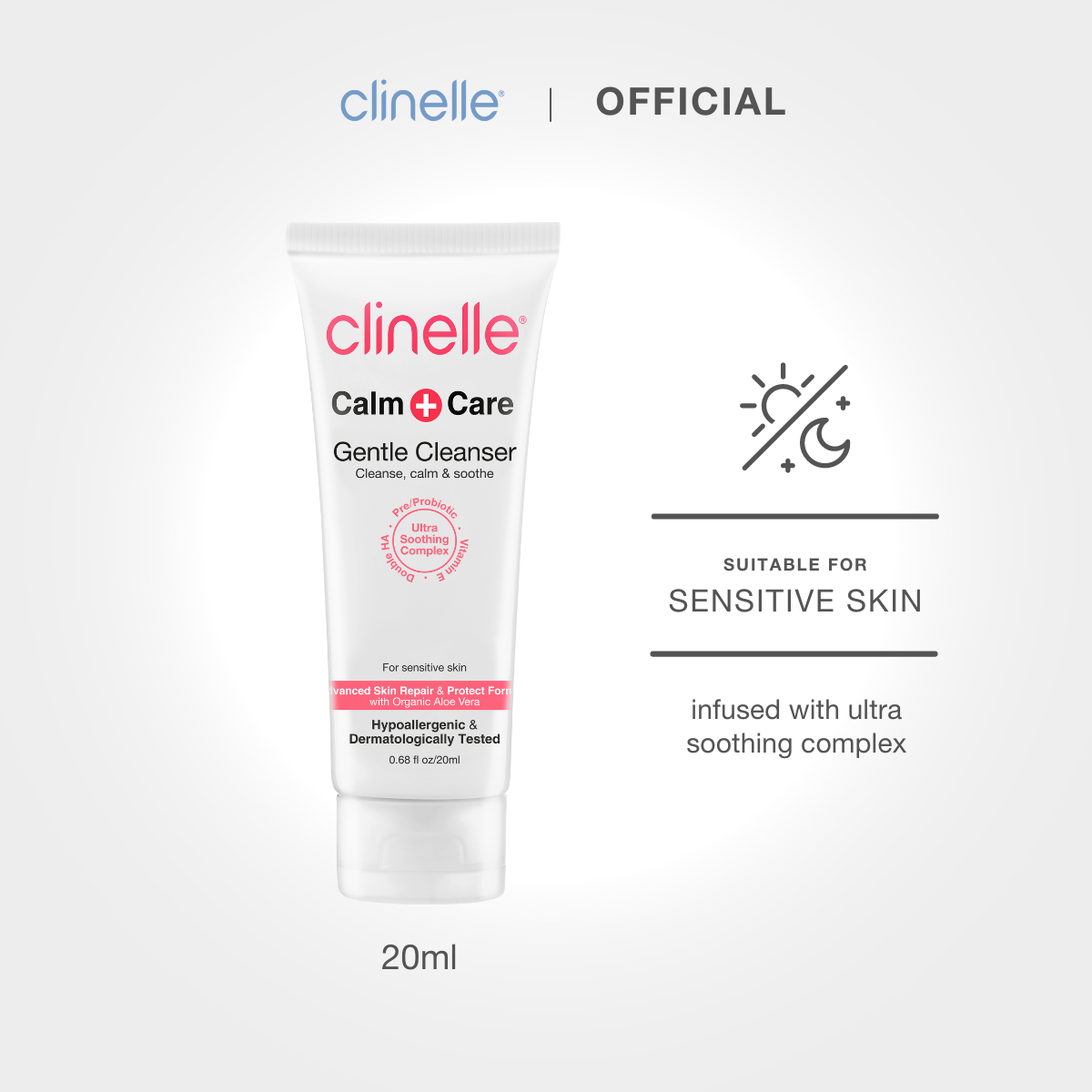 Clinelle Calm Care Gentle Cleanser (20ml) | Shopee Malaysia