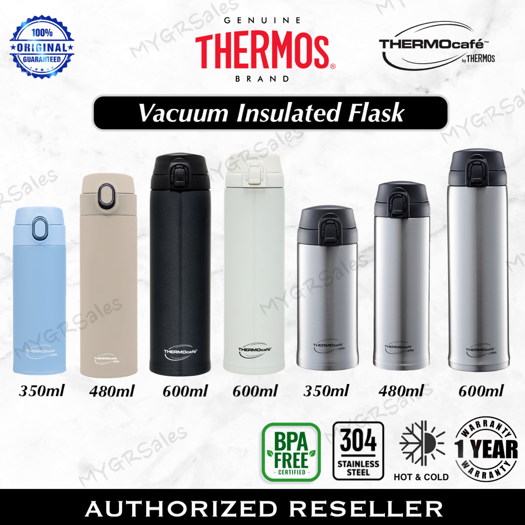 Thermos Thermocafe Vacuum Insulated Tumbler Bottle (Original) | Shopee ...