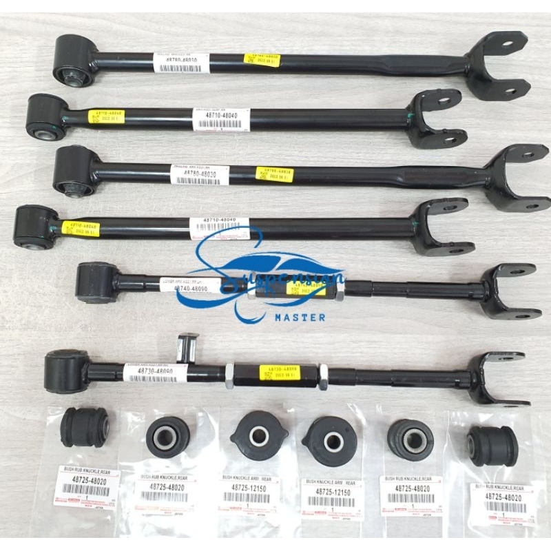12 IN 1 SET - REAR ARM WITH BUSH SET -TOYOTA HARRIER ACU30/MCU30/MCU31 ...