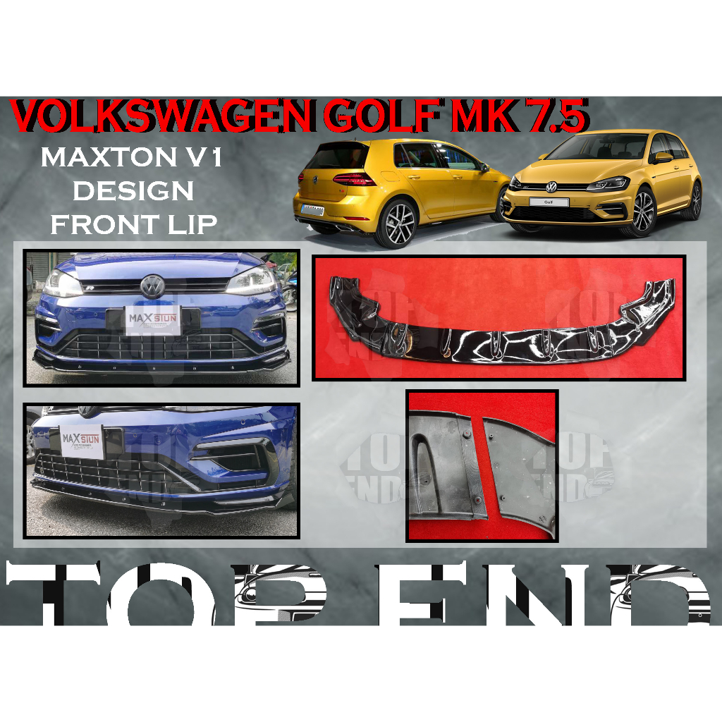 VOLKSWAGEN VW MK7.5 GOLF R MK7.5 GOLF R-LINE GTI MAXTON DESIGN COPY V1 ...