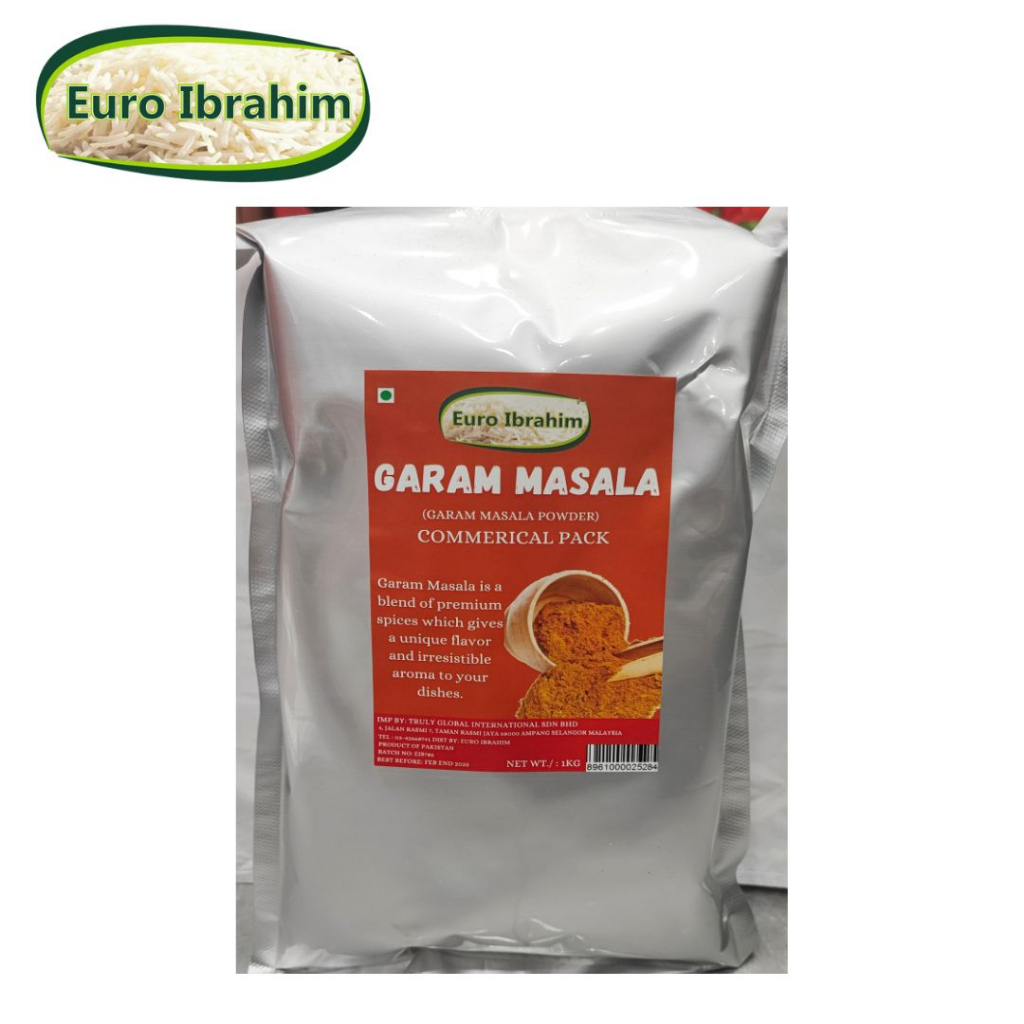 Euro Ibrahim Commercial Pack Garam Masala 1kg | Shopee Malaysia