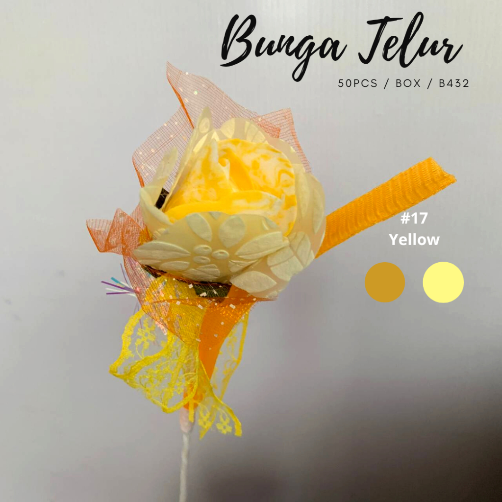 BT432 : 50pcs Bunga Telur Exclusive Pelamin | Kenduri Kawin Aqiqah ...