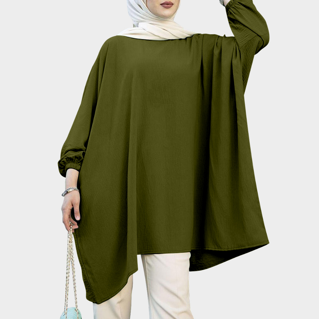 Loose Baju Kaftan Top Free Size Blouse S to 4XL / Mini kaftan CEY ...